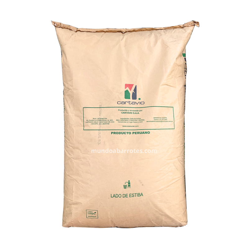 Azúcar rubia Cartavio 50 Kg - Mundo Abarrotes