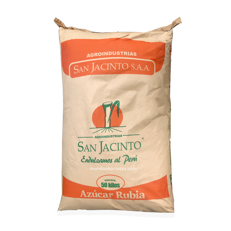 Azúcar rubia San Jacinto 50kg - Mundo Abarrotes